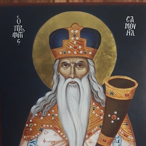 Prophet Samuel Icon Pr Samuel Icon Orthodox Icon Hand Painted Icon ...