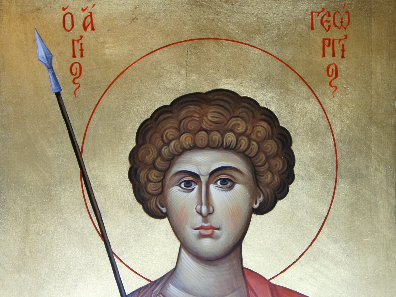 Saint George Icon St George Icon Hand Painted Orthodox Icon Warrior ...