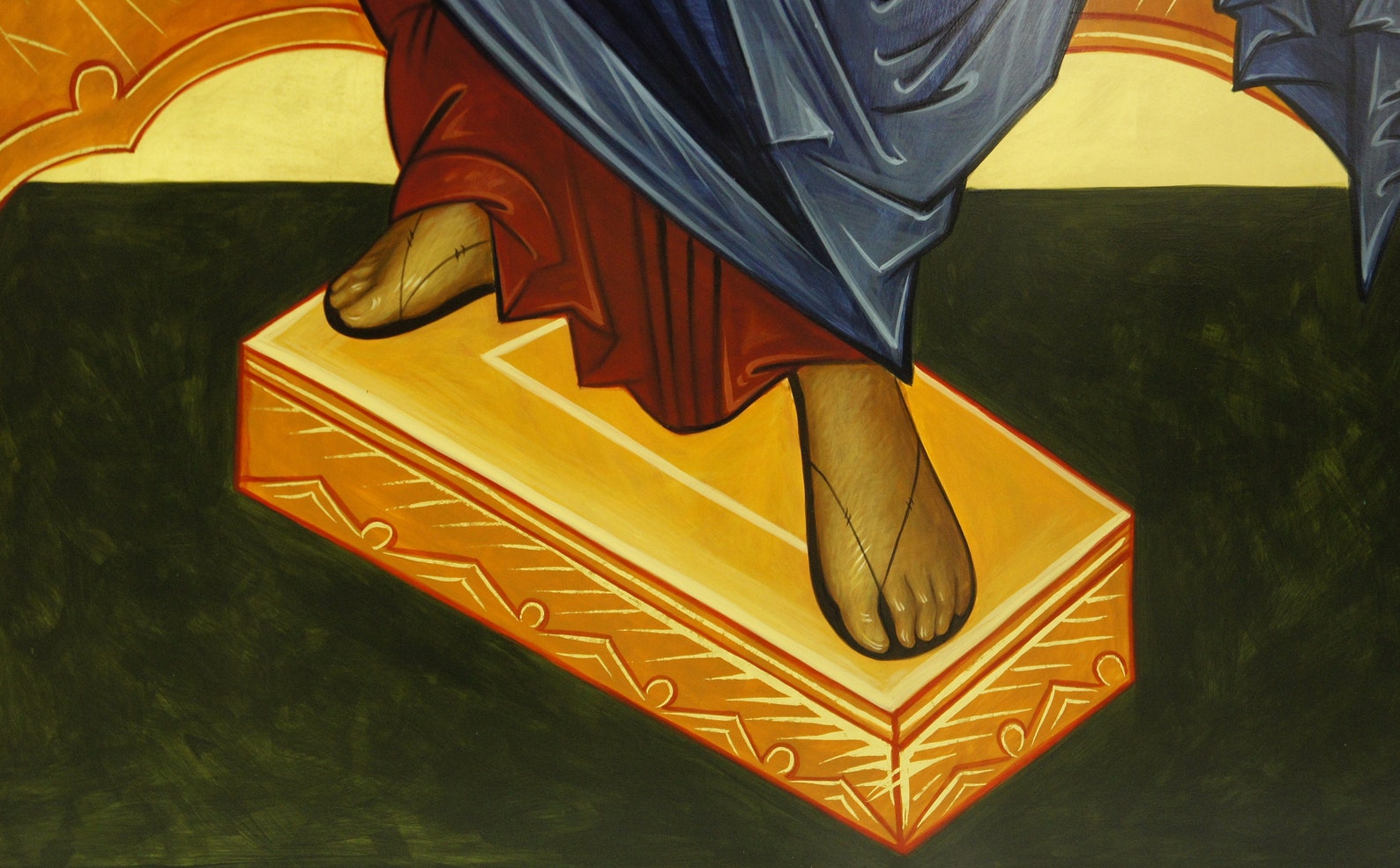 Jesus Christ on a Throne Jesus Christ in Majesty Christ | Etsy