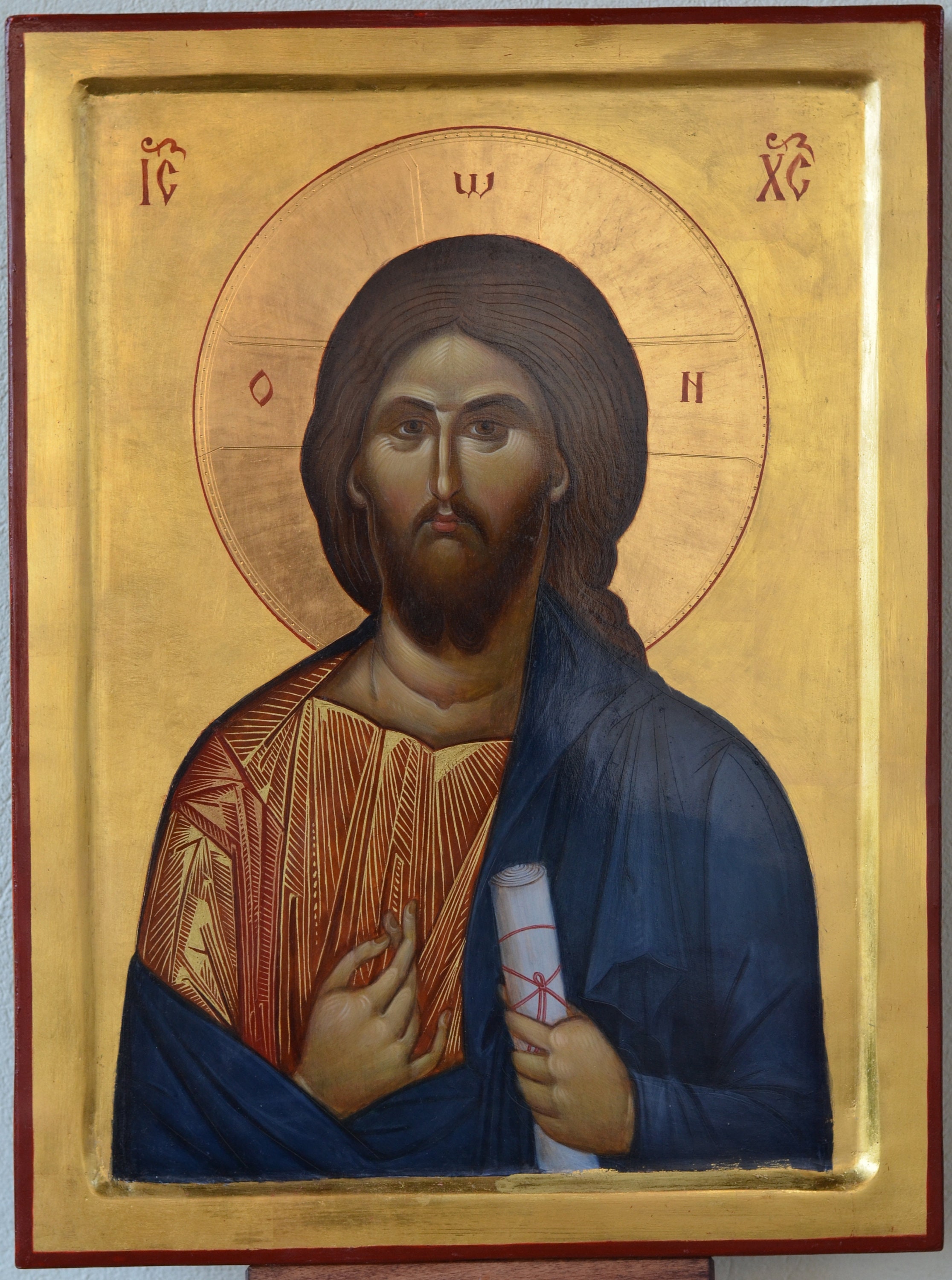 Icon with the image of Jesus Pantocrator - techdenbd.com