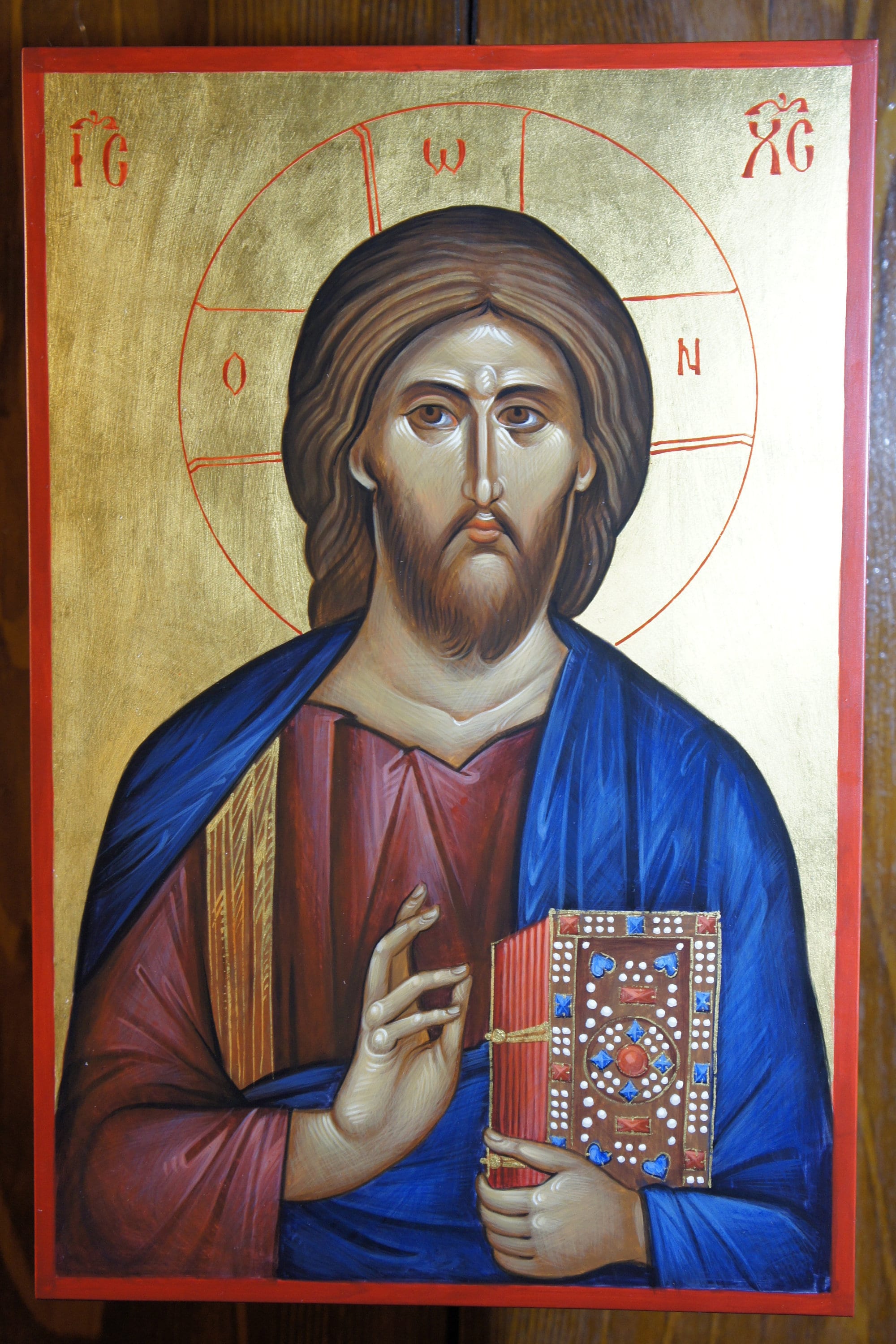 Icon with the image of Jesus Pantocrator - techdenbd.com