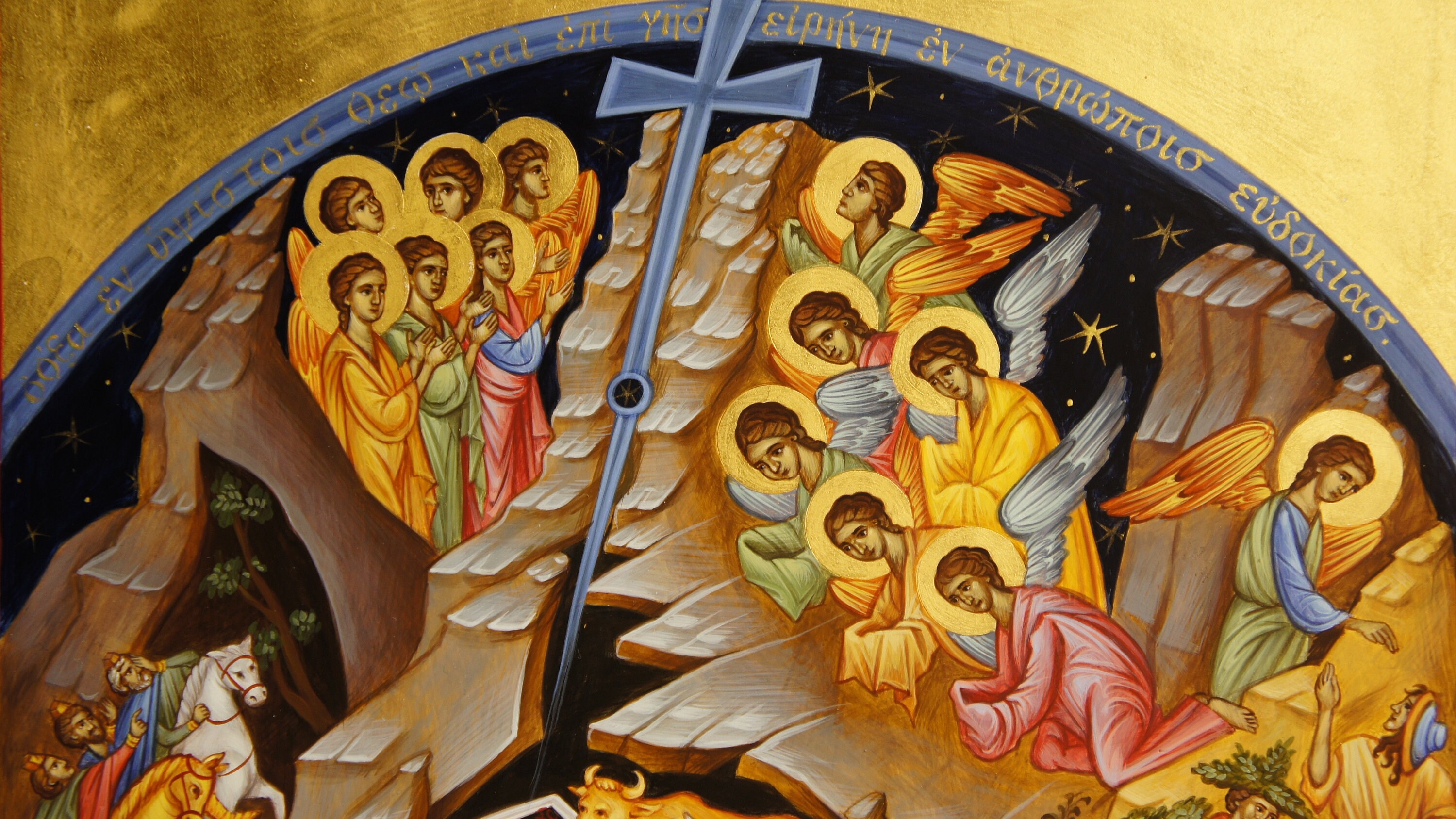 Nativity of Jesus Christ Icon Nativity Icon Hand Painted | Etsy