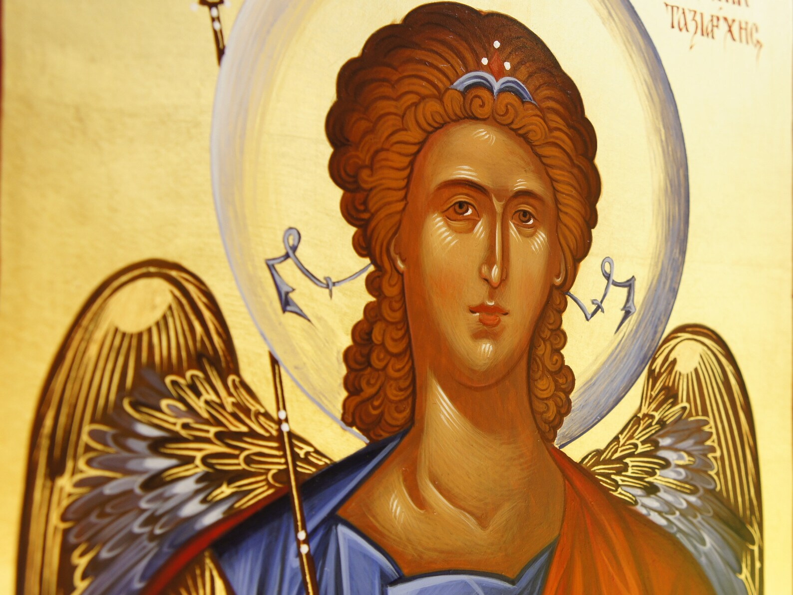 Saint Angel Michael Icon Great Warrior Archangel Michael Hand - Etsy