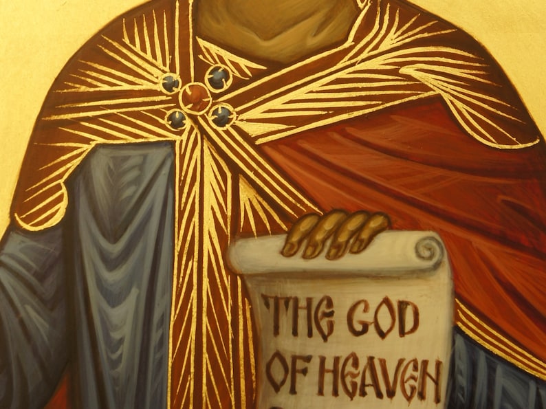 Prophet Daniel Holy Prophet Daniel Icon Hand Painted Orthodox | Etsy