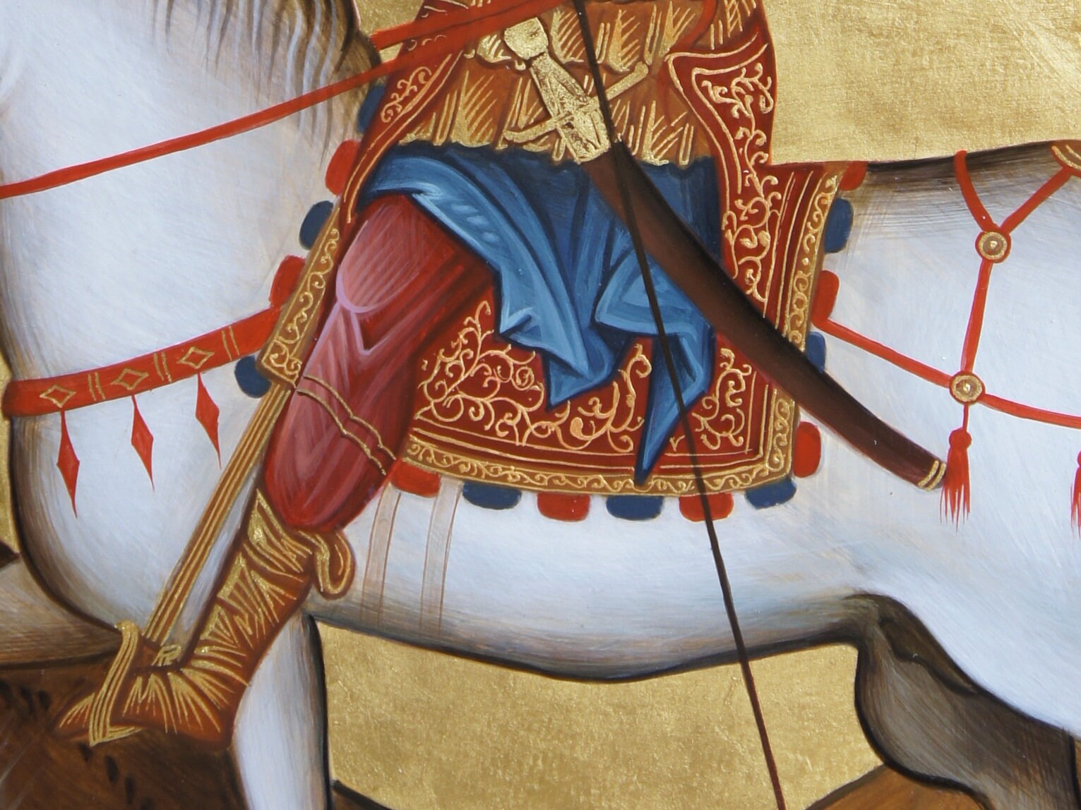 Saint Menas St Menas Saint Martyr Menas Orthodox Icon Hand - Etsy