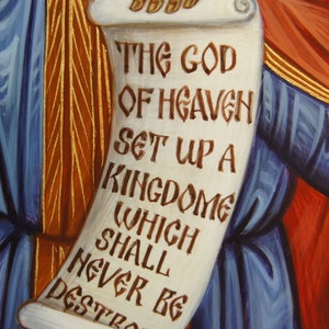 Prophet Daniel Holy Prophet Daniel Icon Hand Painted Orthodox Byzantine ...