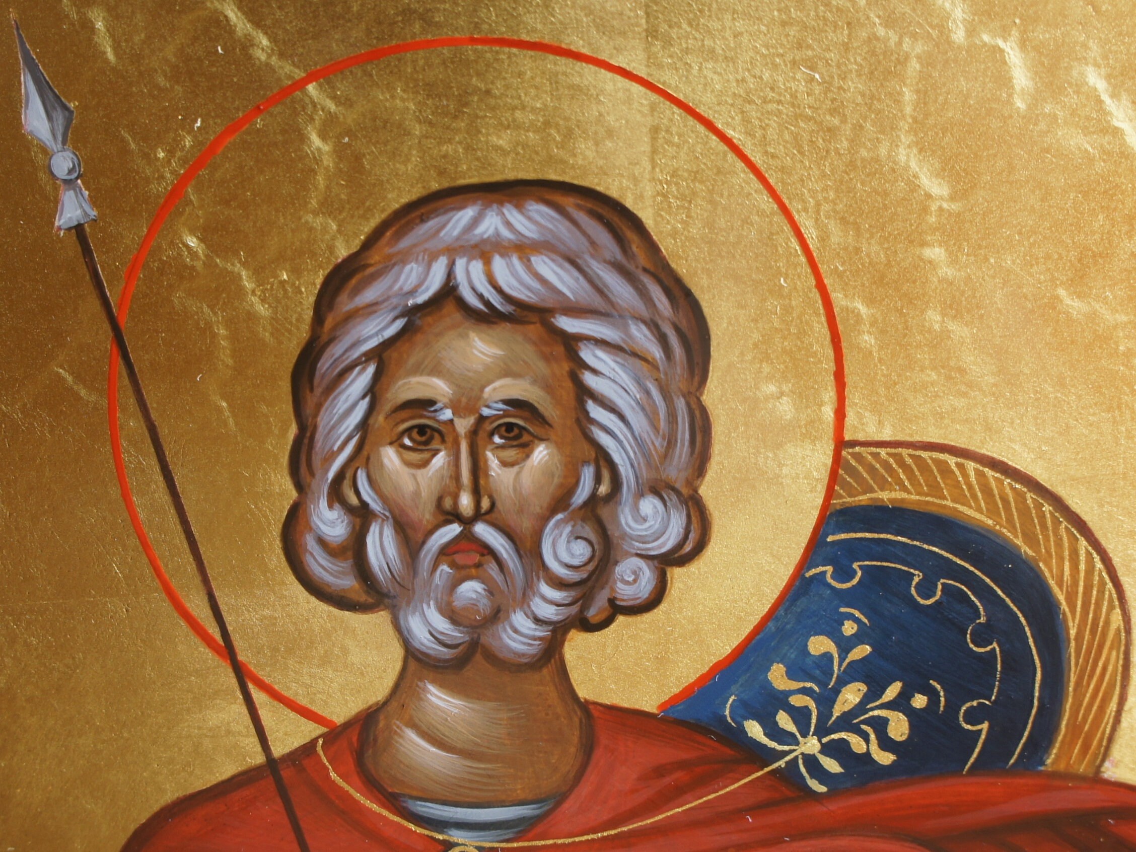 Saint Menas St Menas Saint Martyr Menas Orthodox Icon Hand | Etsy