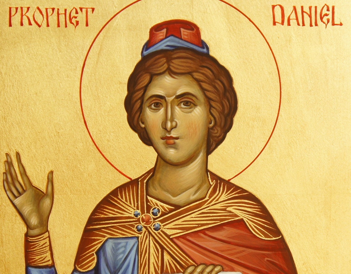 Prophet Daniel Holy Prophet Daniel Icon Hand Painted Orthodox | Etsy