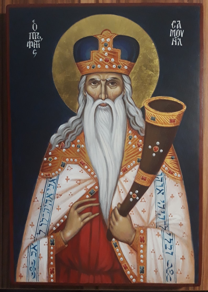 Prophet Samuel Icon Pr Samuel Icon Orthodox Icon Hand Painted - Etsy