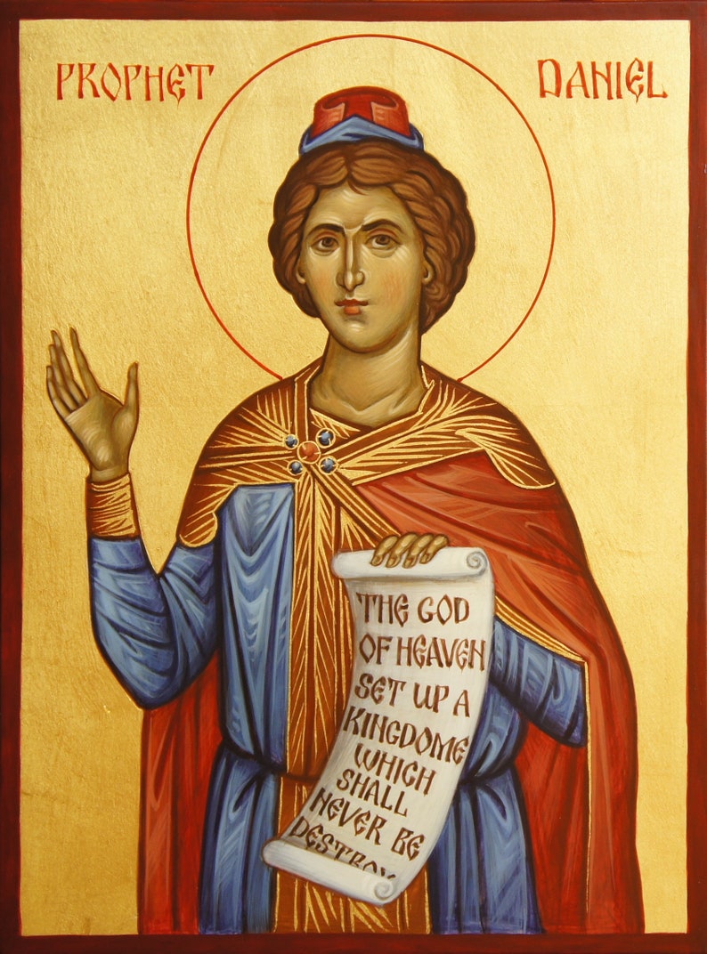 Prophet Daniel Holy Prophet Daniel Icon Hand Painted Orthodox - Etsy