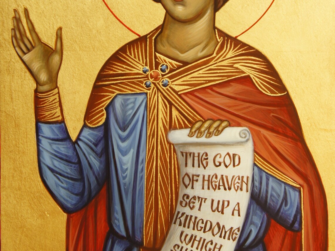 Prophet Daniel Holy Prophet Daniel Icon Hand Painted Orthodox | Etsy