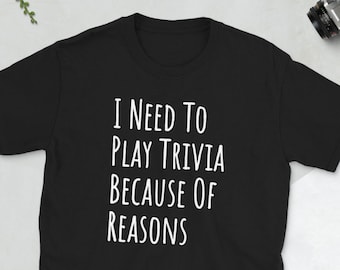 Funny Trivia Shirt - Etsy