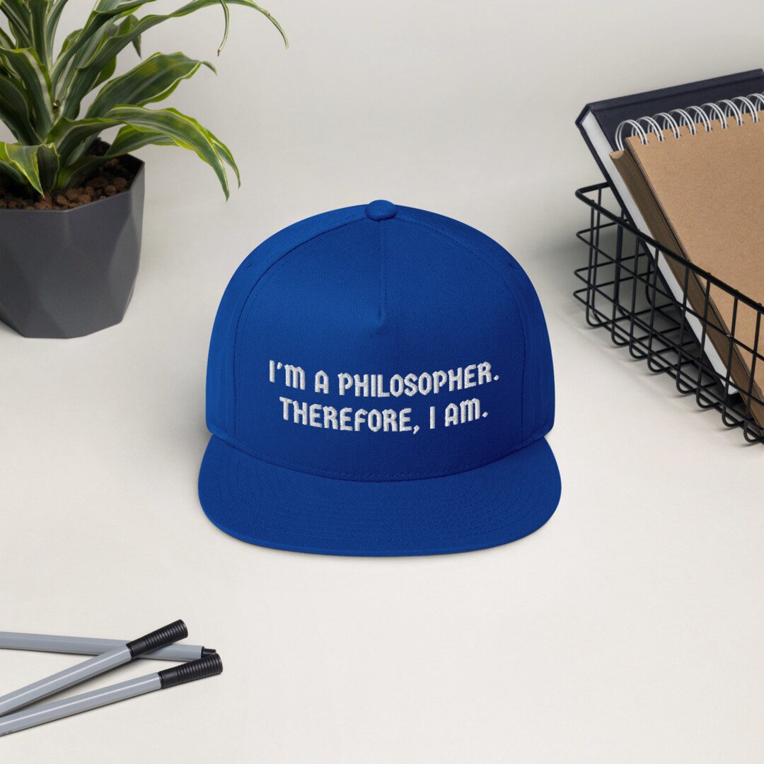 Philosophy Teacher Hat: "i'm A Philosopher" Cotton Twill Snapback - Etsy