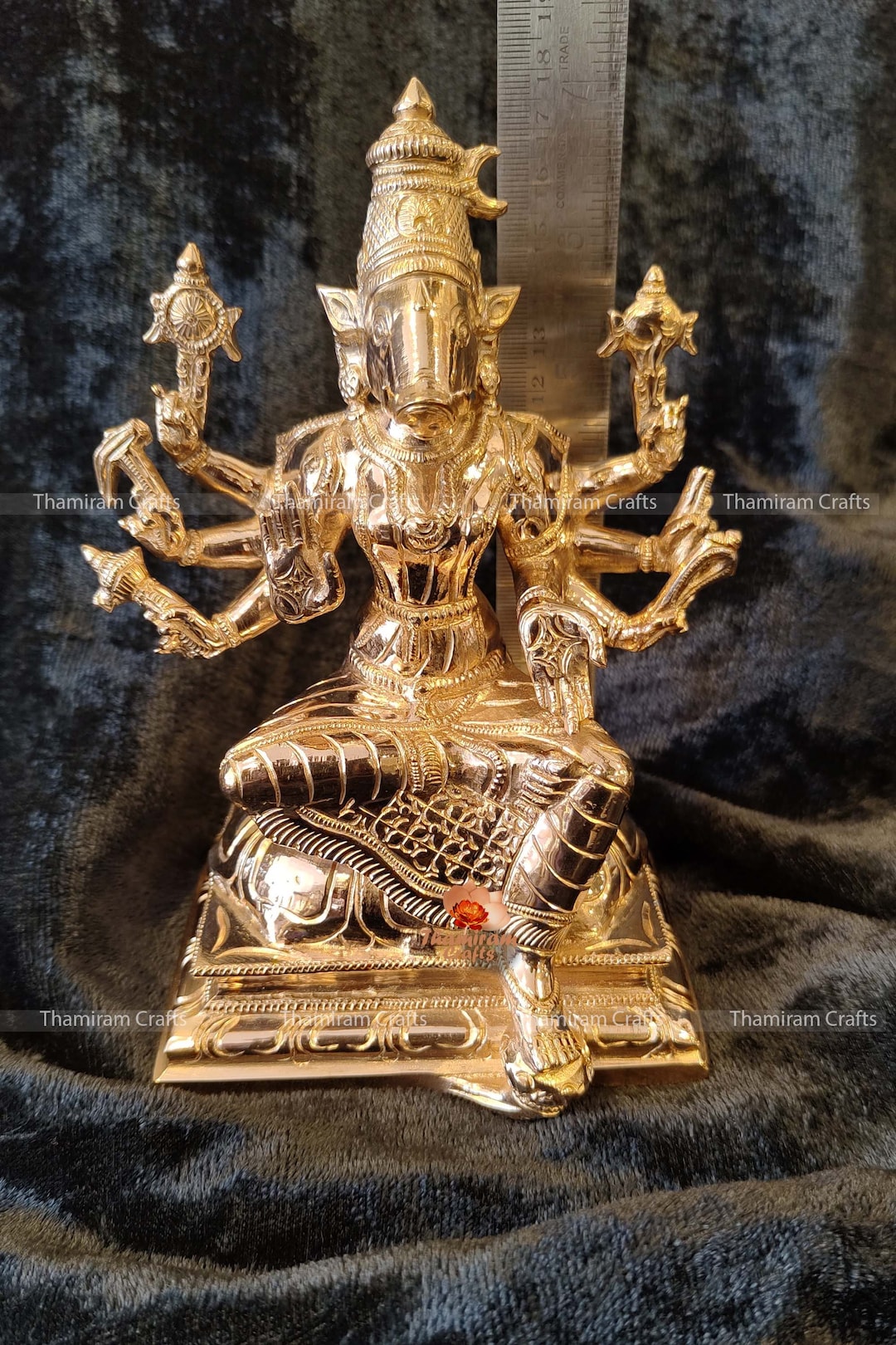 Panchalogam Varahi Amman Statue – 7 Inch Hindu Goddess Idol - Etsy