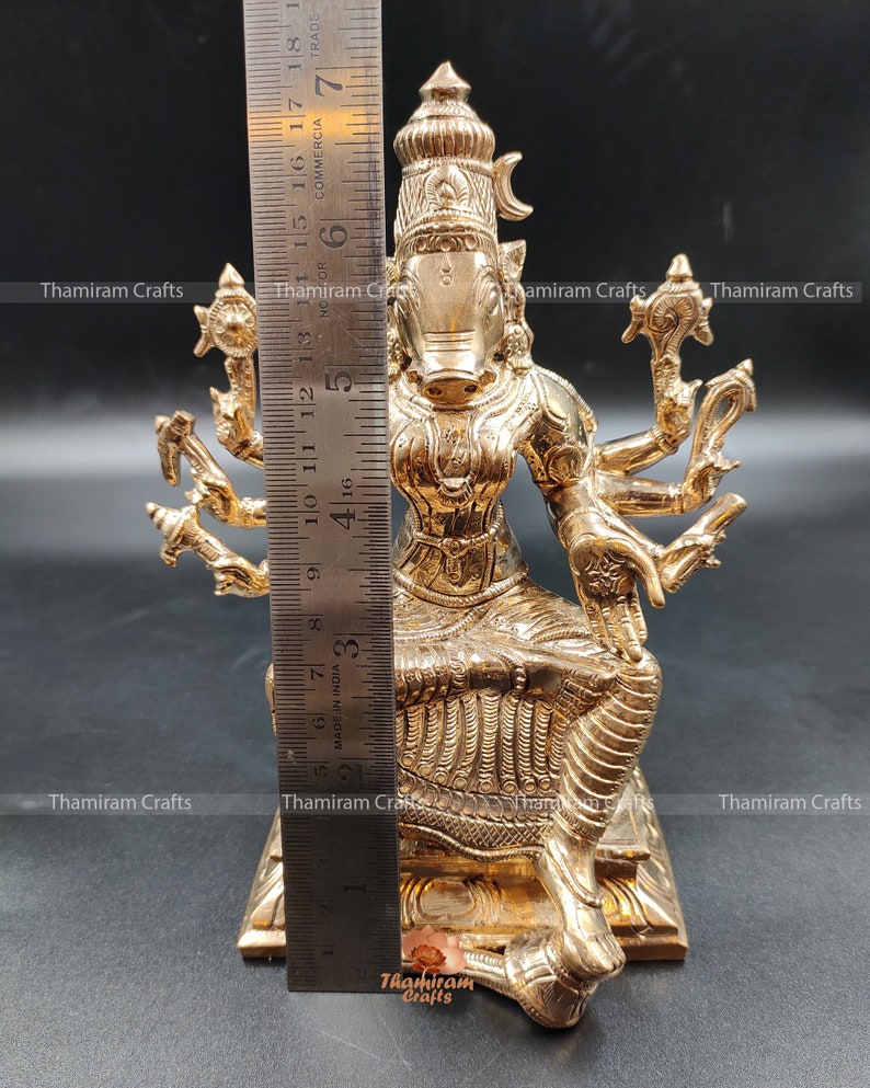 7 Inches Panchalogam Varahi Amman Panchaloga Varahi - Etsy India