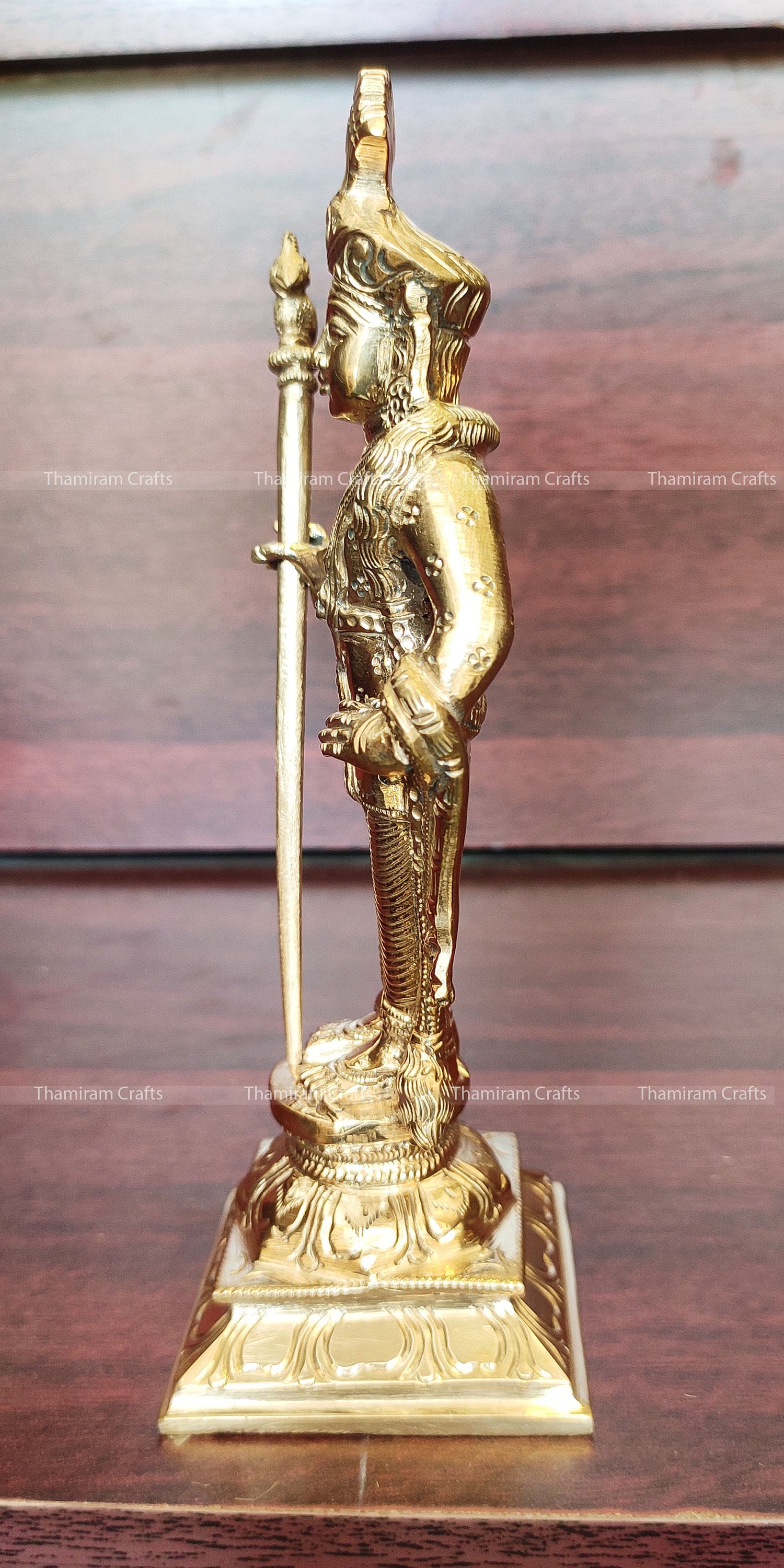 6 Inch Panchalogam Lord Raja Alangaram Murugan Statue panchaloha ...