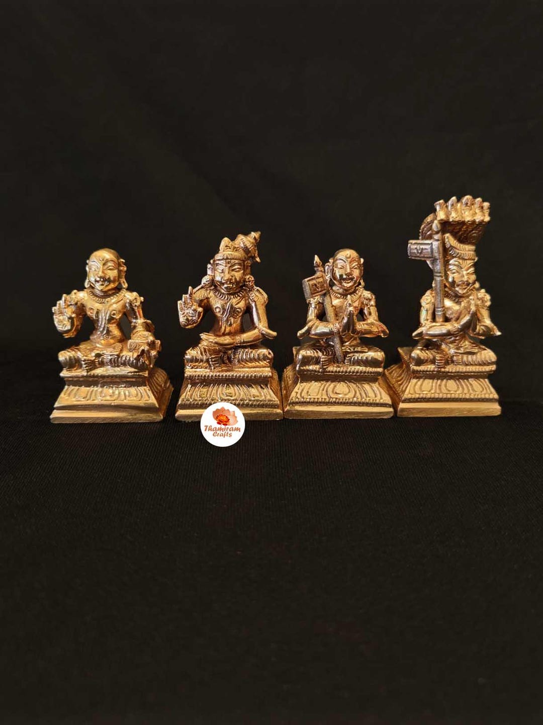 Panchalogam Acharyas Set – Bronze Hindu Saints 2 Inch - Etsy