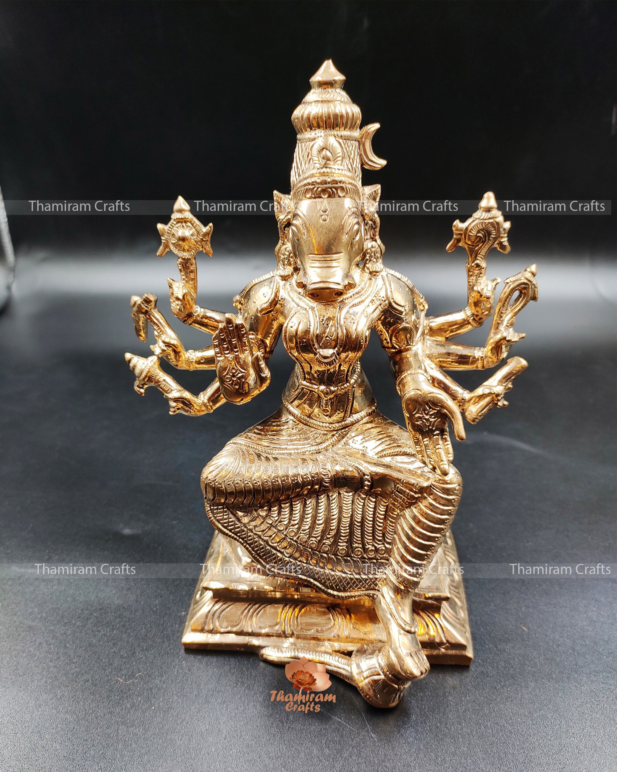 7 Inches Panchalogam Varahi Amman Panchaloga Varahi - Etsy India