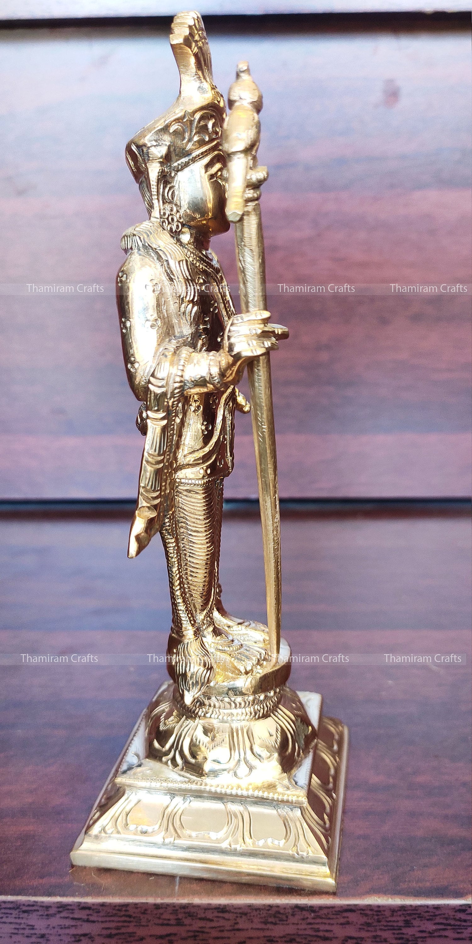 6 Inch Panchalogam Lord Raja Alangaram Murugan Statue panchaloha ...