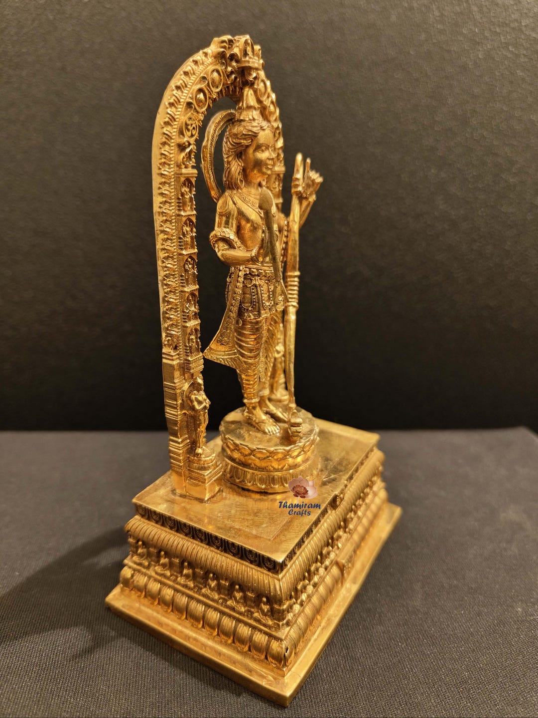 Handmade Bronze Lord Ram Statue | Ayodhya Ram Bal Roop Idol | 6-inch ...