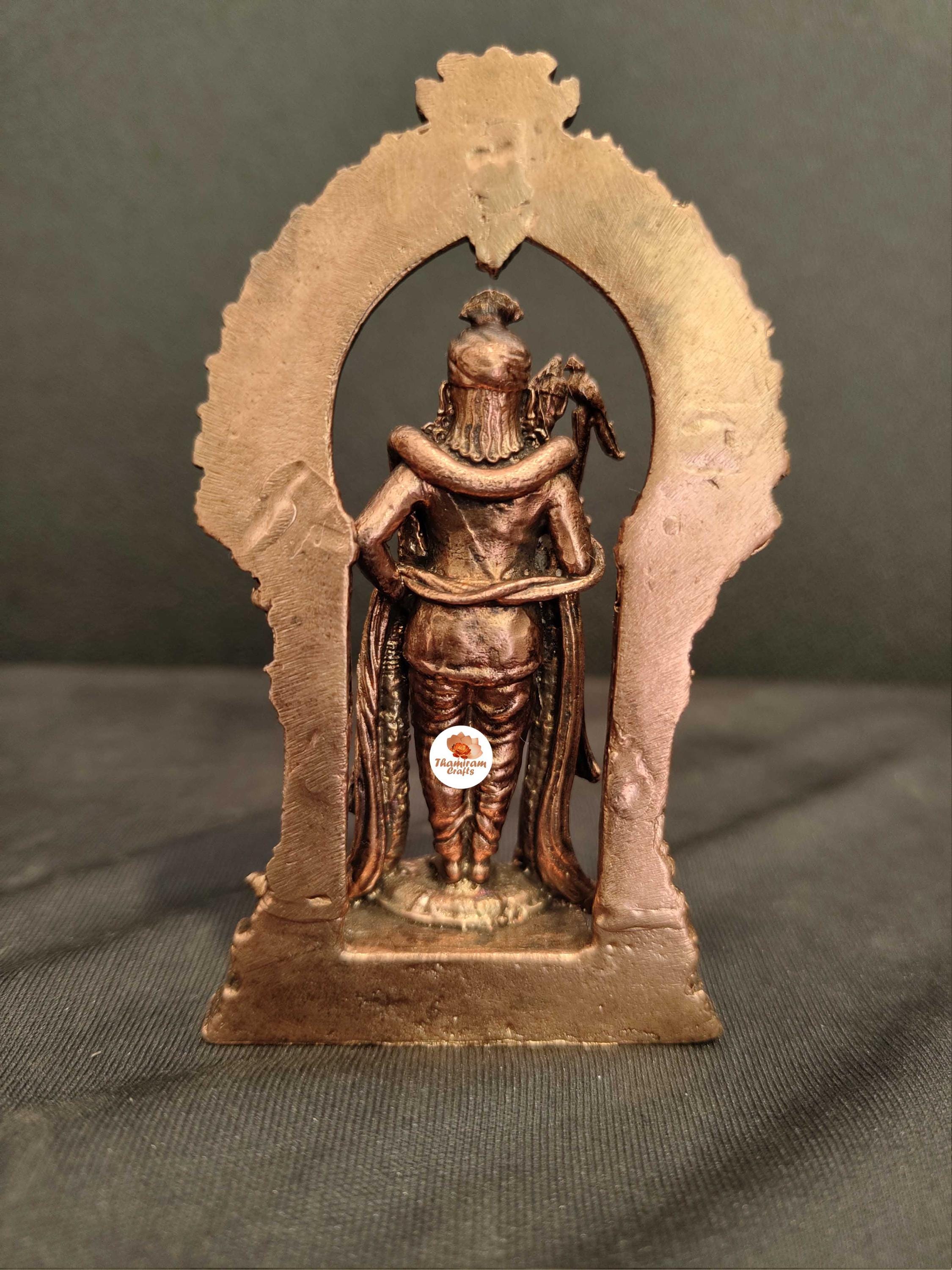 Copper Hindu God Statue Set – Murugar, Ganesh & Lingam Decorative Pooja ...