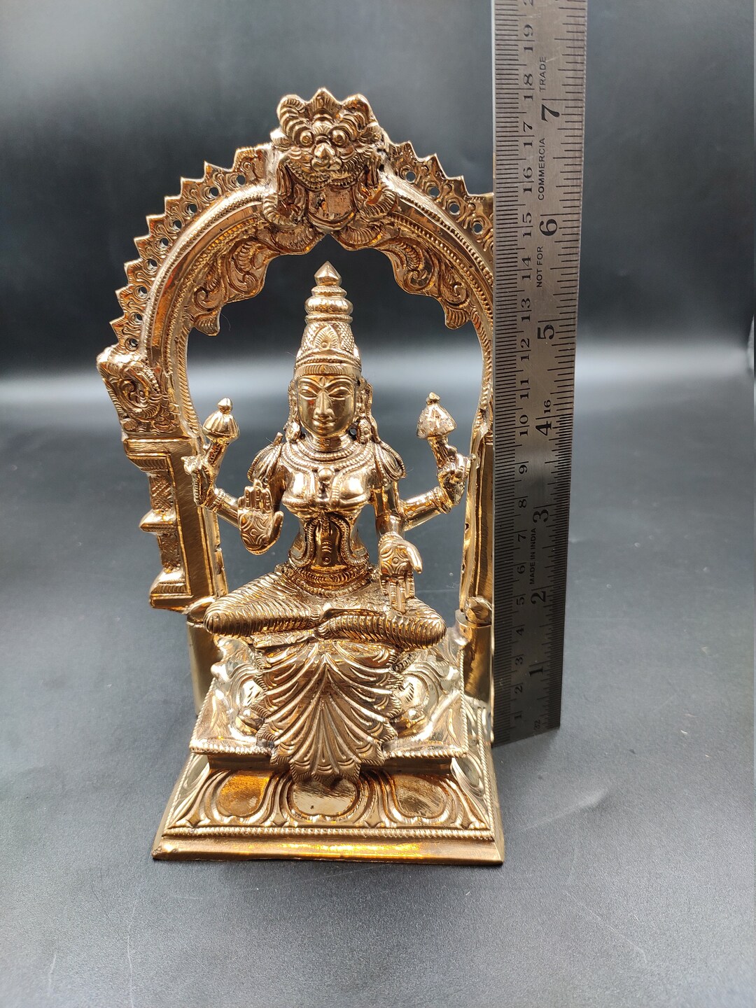 7 Panchalogam Goddess Mahalakshmi Amman With Prabhai - Etsy