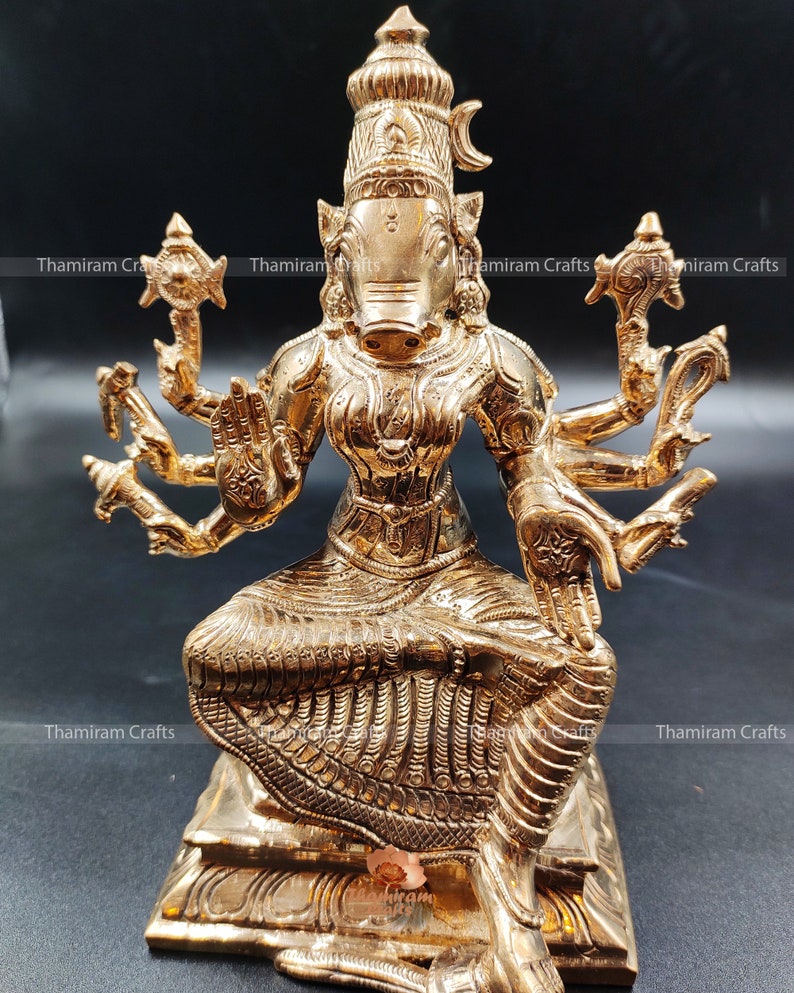 7 Inches Panchalogam Varahi Amman Panchaloga Varahi - Etsy India