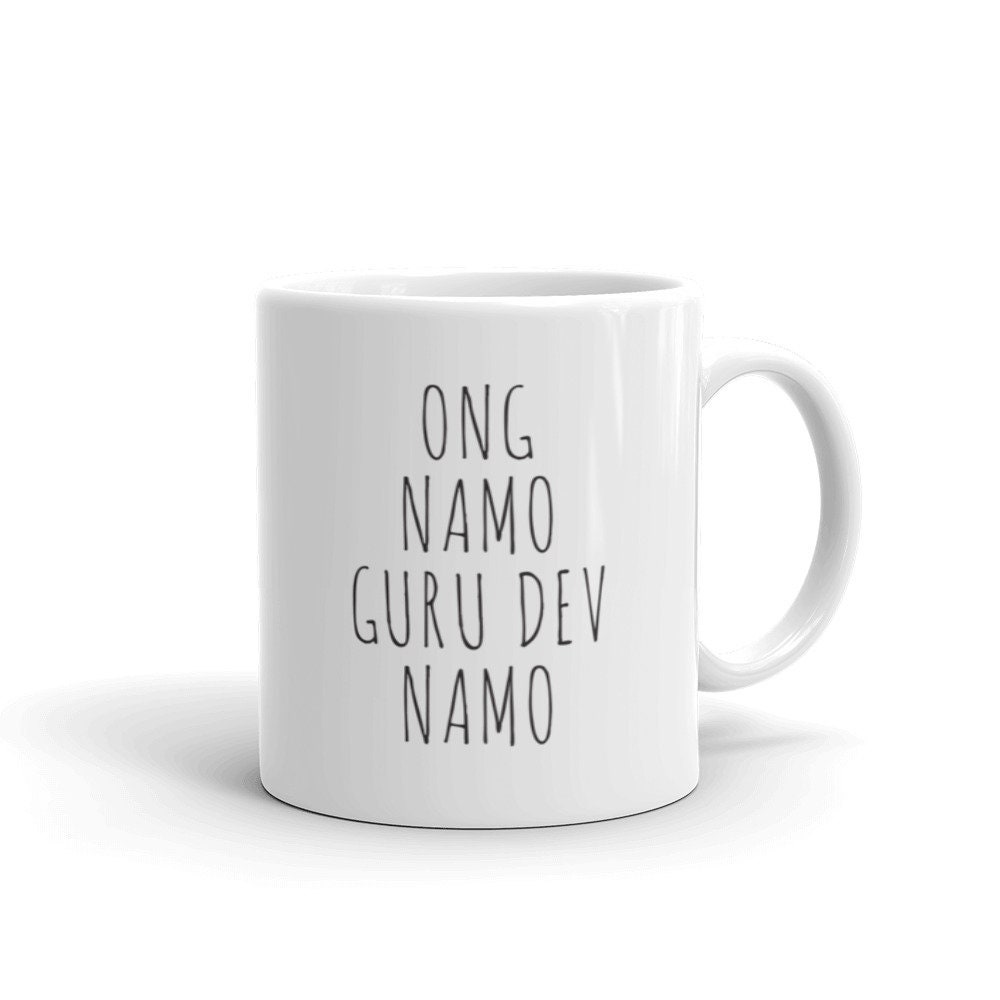 Kundalini Yoga Mug Ong Namo Guru Dev Namo Tea Cup Cute Yoga - Etsy