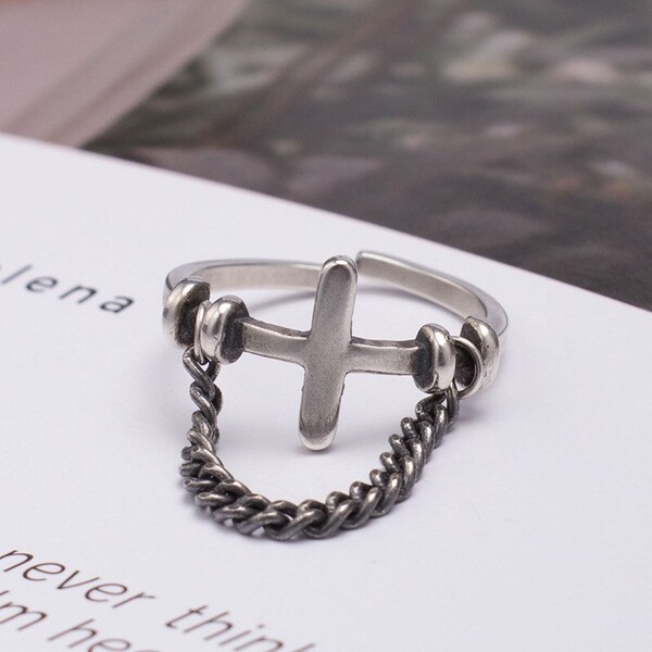 Crucifix Ring - Etsy