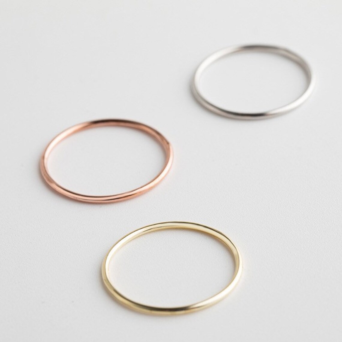 Sterling Silver Thin Ringtiny Ringpinky Ringband | Etsy