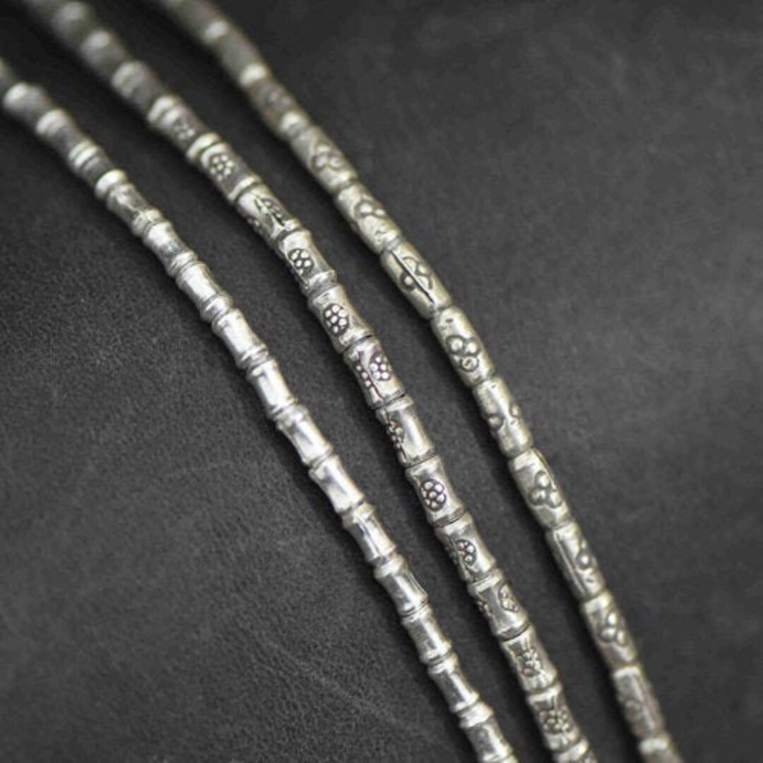 30 Sterling Silver Tube Beads, Silver Spacer Beads, Silver Small Tubes ...