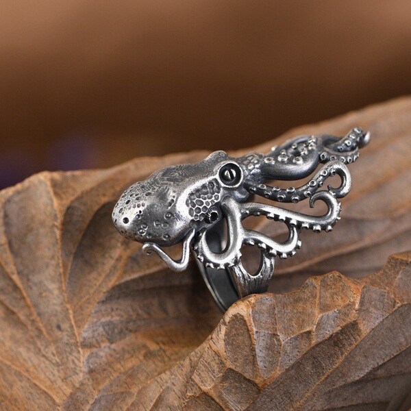 Octopus Ring - Etsy