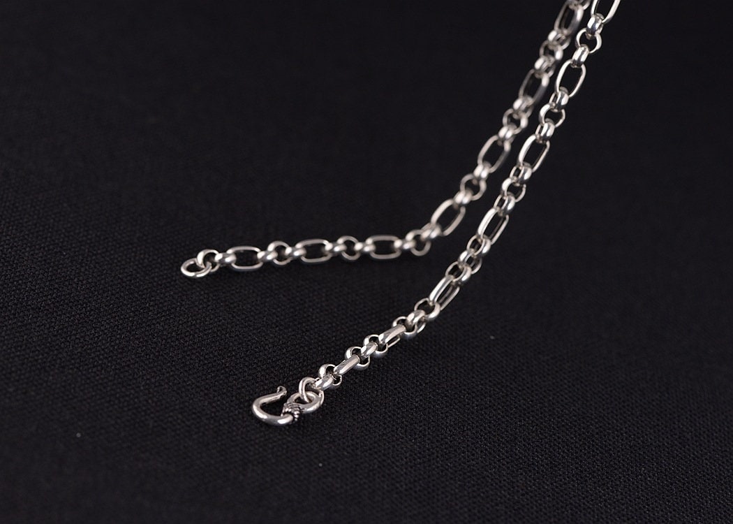 3.5/4/5MM Sterling Silver O shape ChainsSilver | Etsy