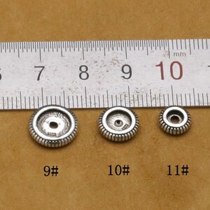 Sterling Silver Spacer Beads,sterling Silver Beads,silver Flat Round ...