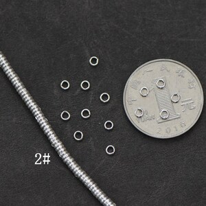 50pcs Sterling Silver Mini Beads,silver Spacer Beads, Silver Small Tube ...