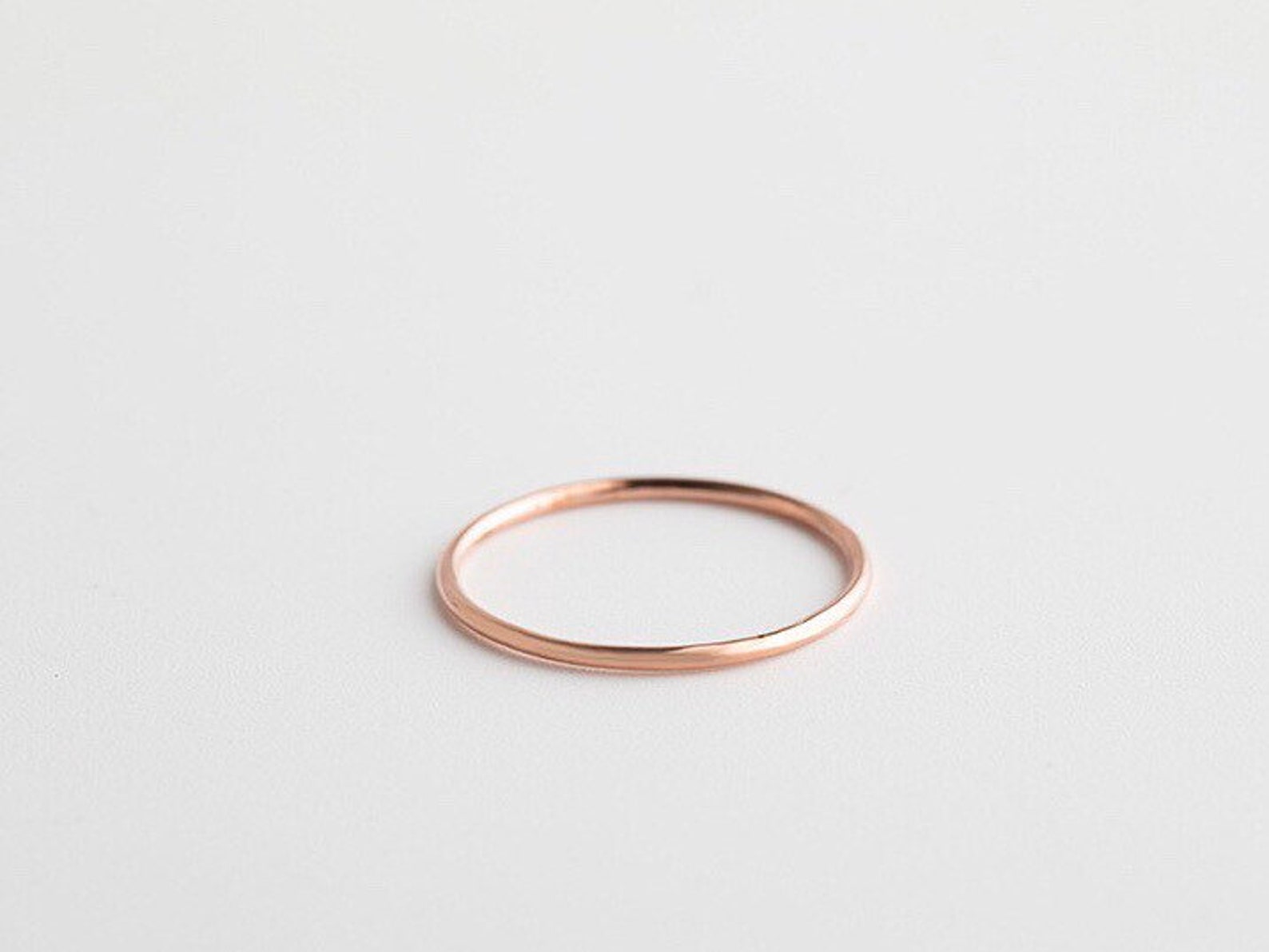 Sterling Silver Thin Ringtiny Ringpinky Ringband | Etsy