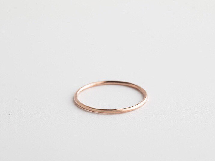 Sterling Silver Thin Ringtiny Ringpinky Ringband | Etsy