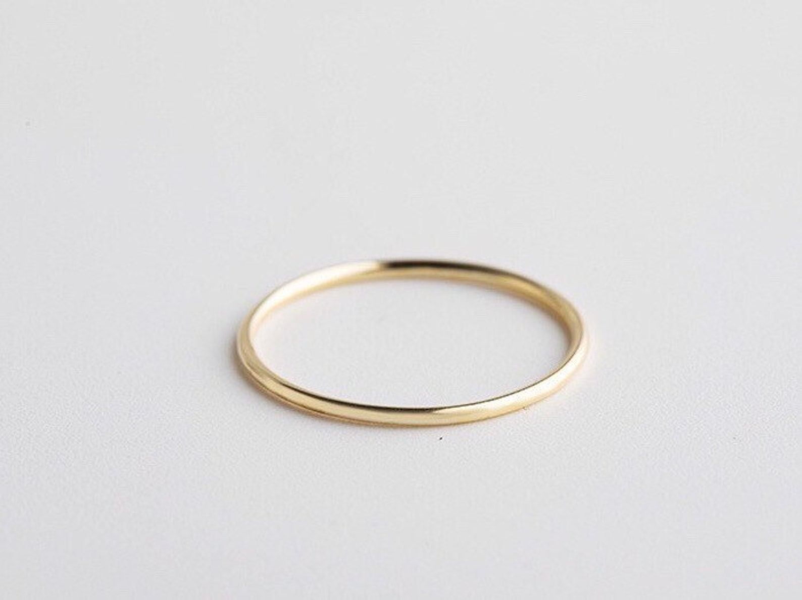 Sterling Silver Thin Ringtiny Ringpinky Ringband | Etsy