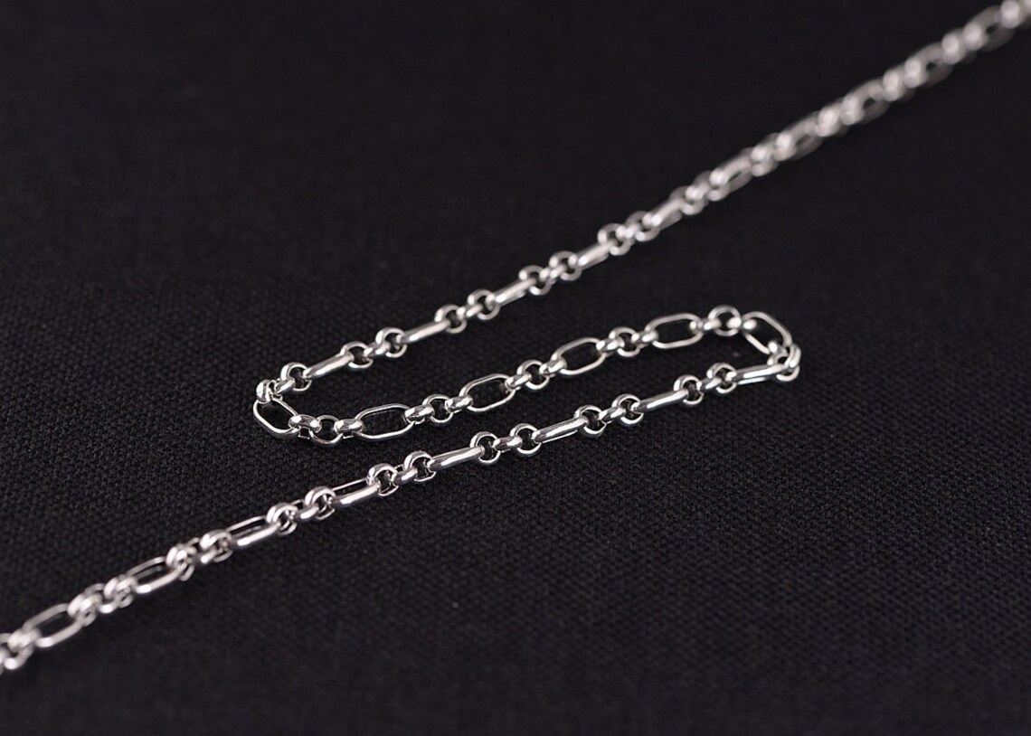 3.5/4/5MM Sterling Silver O shape ChainsSilver | Etsy