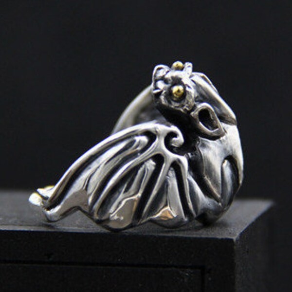 Bat Ring - Etsy