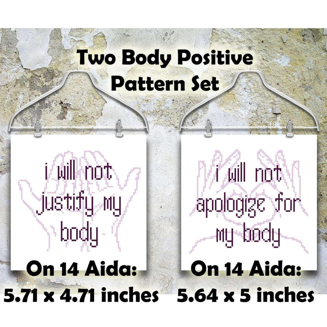 Fat Woman Cross Stitch Pattern Body Positive Gifts for - Etsy