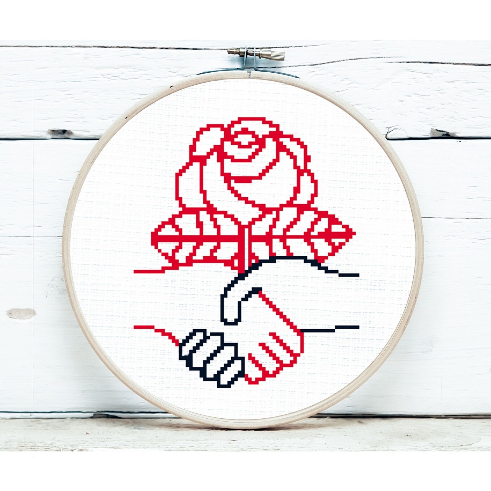 DSA Cross Stitch PATTERN, Democratic Socialists of America Symbol ...