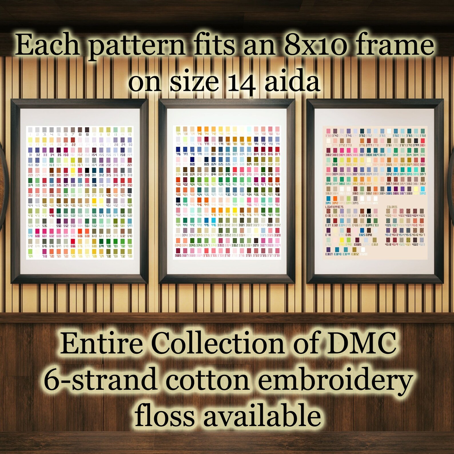 DMC Color Chart, #1, DMC Floss Color Chart, Dmc Thread Chart, Diy Dmc ...