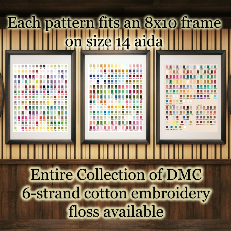 DMC Color Chart, 1, DMC Floss Color Chart, Dmc Thread Chart, Diy Dmc ...