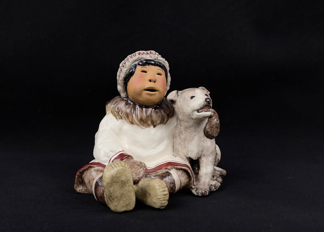 Vintage C Alan Johnson Figurine of Jake and Seekoo Signed by Artist - Etsy