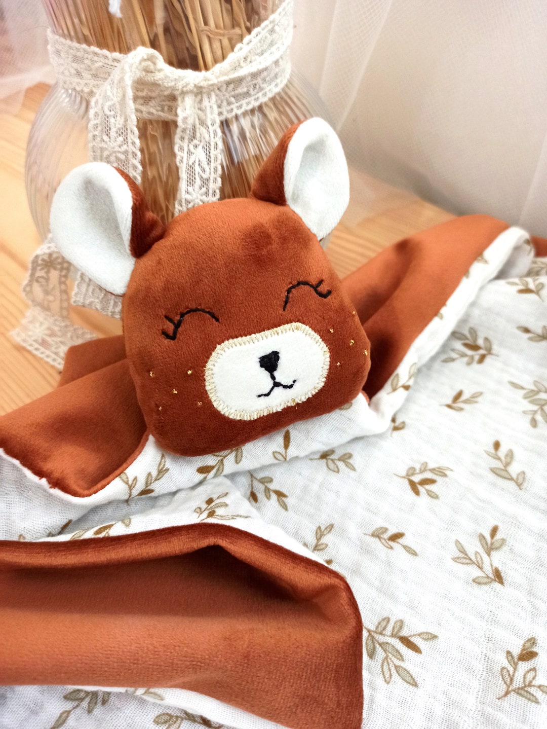 Doudou Léon Bear Customizable Handmade Cuddly Toy to the Wonders of ...