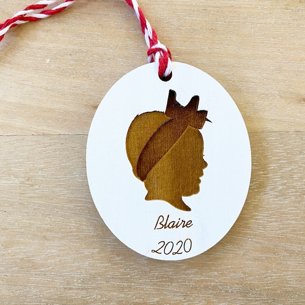 Silhouette Ornament - Etsy