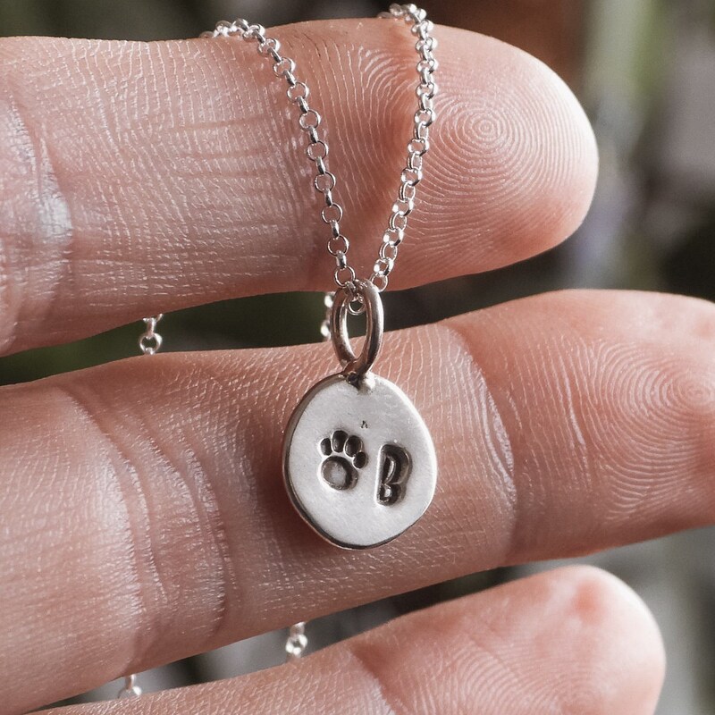 Paw Print Jewelry - Etsy
