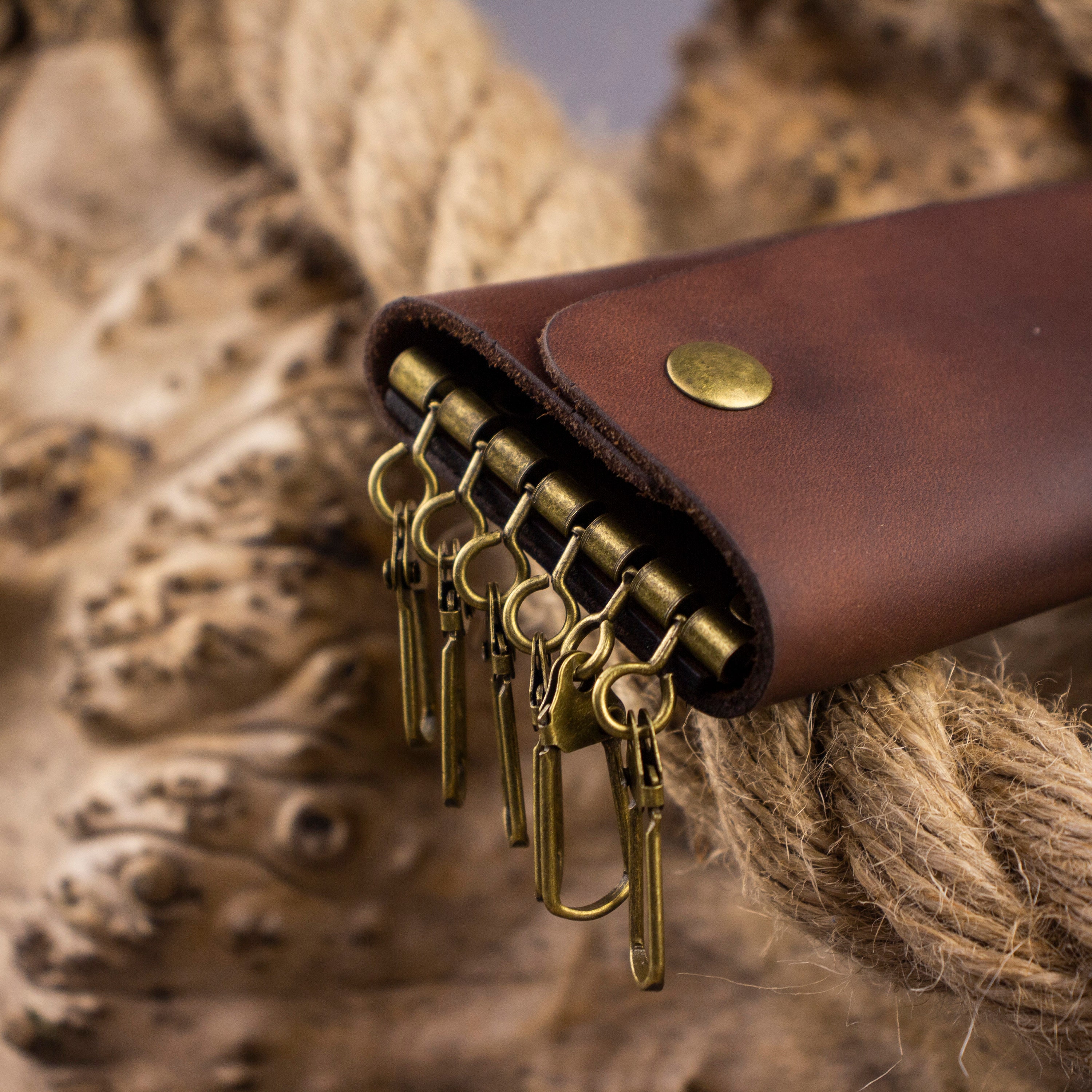 Personalized Leather Keychain For Men Custom Engraved Etsy