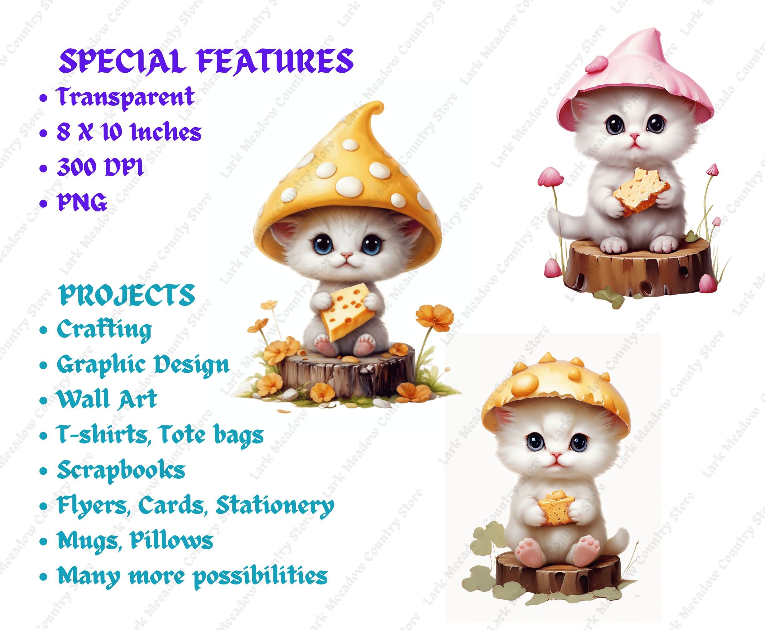 Kawaii Cat Clipart, Kawaii Kitten Clipart, Cute Kitten Clipart, Kawaii ...